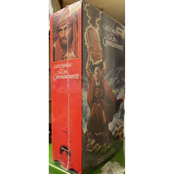 Charlston Heston | Cameras, Photo & Video | The Ten Commandments Vhs ...